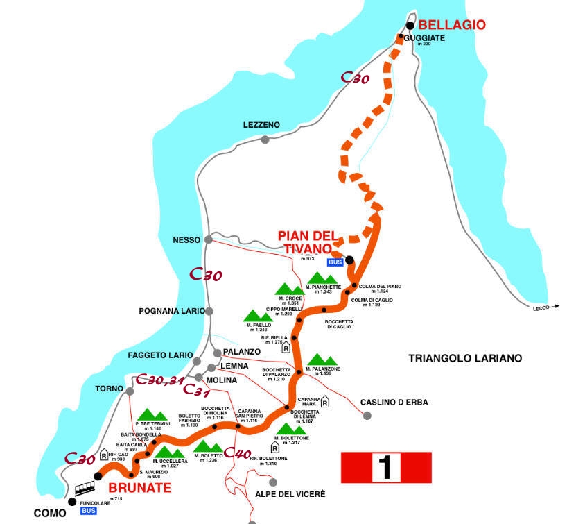 Dorsale Triangolo Lariano